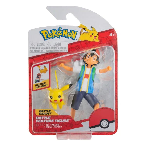 Pokemon Battle Feature Figure: Ash & Pikachu – Candypop